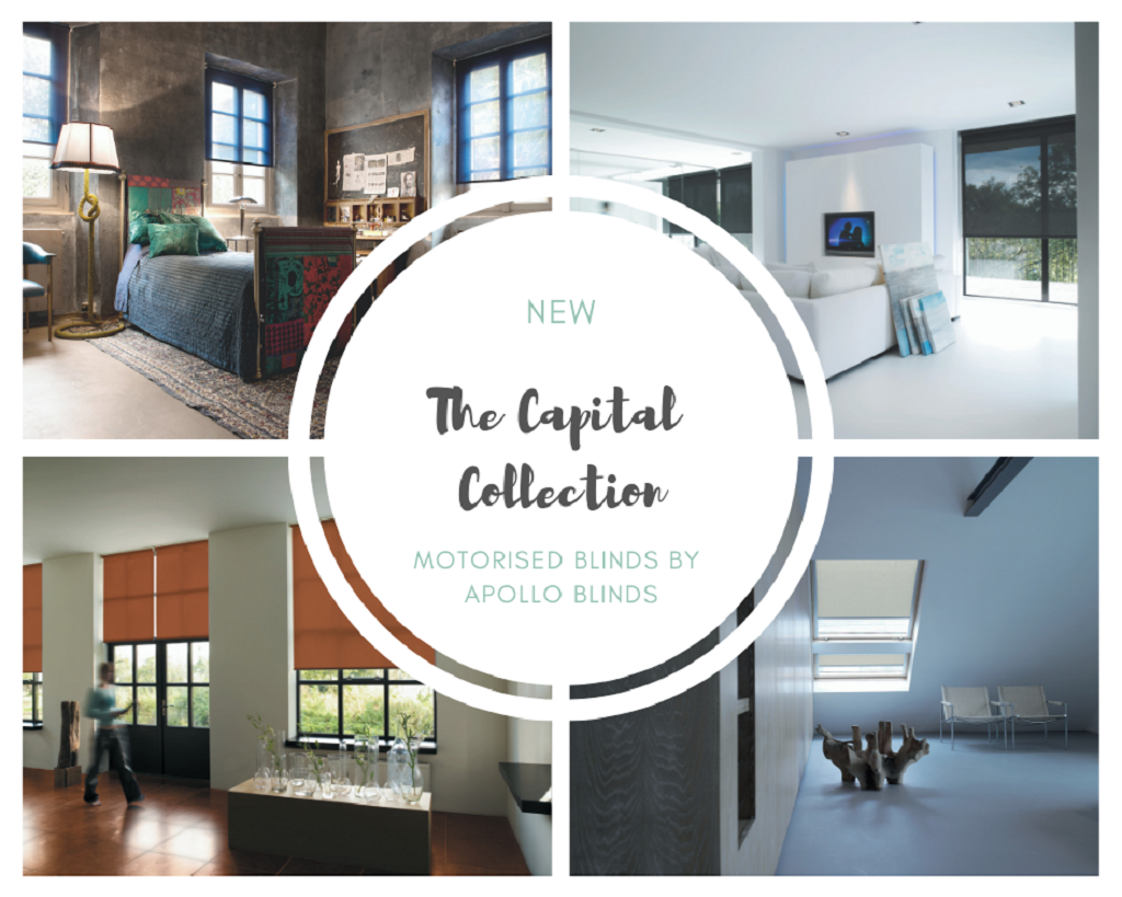 NEW Motorised Capital Roller Blind Collection - Apollo Blinds